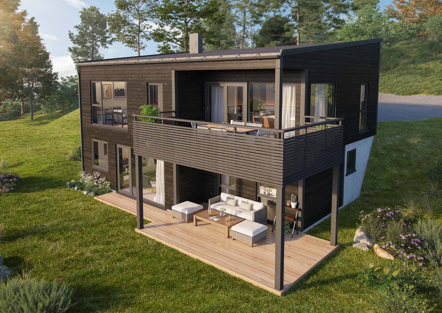 Kampestad boligområde | PK Hus